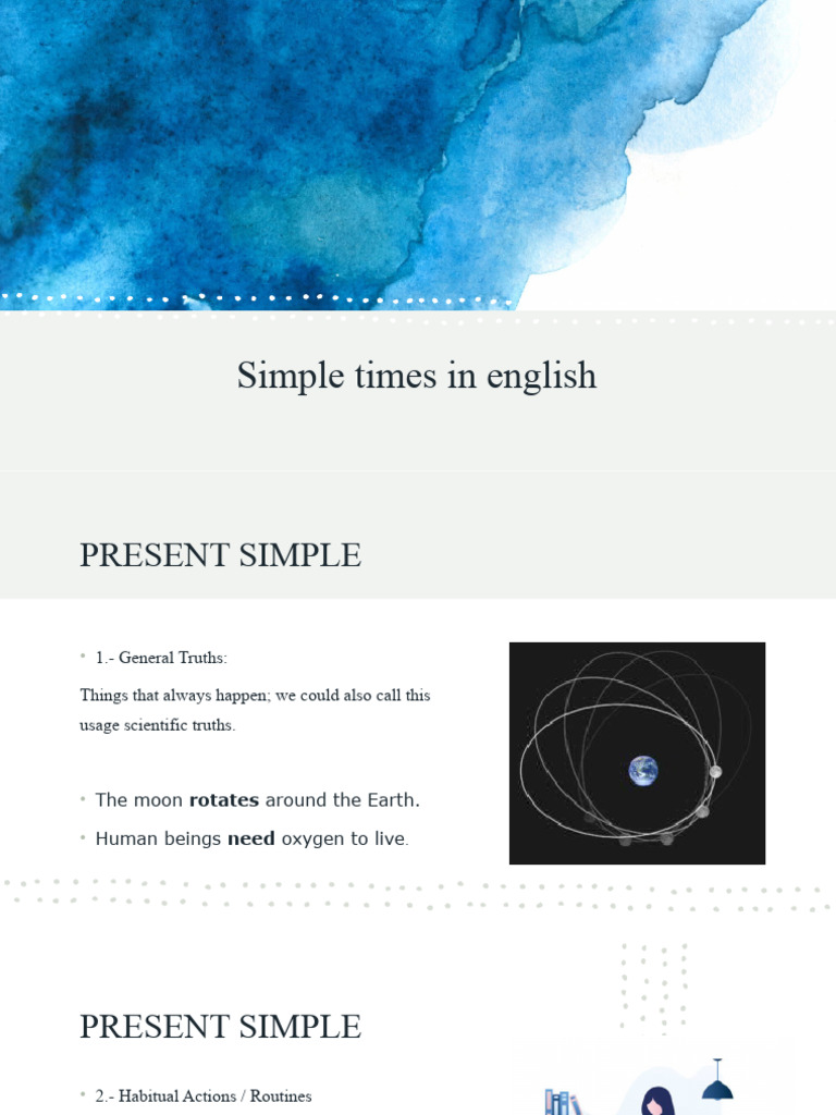 Simple Times in English | PDF | Verb | English Language