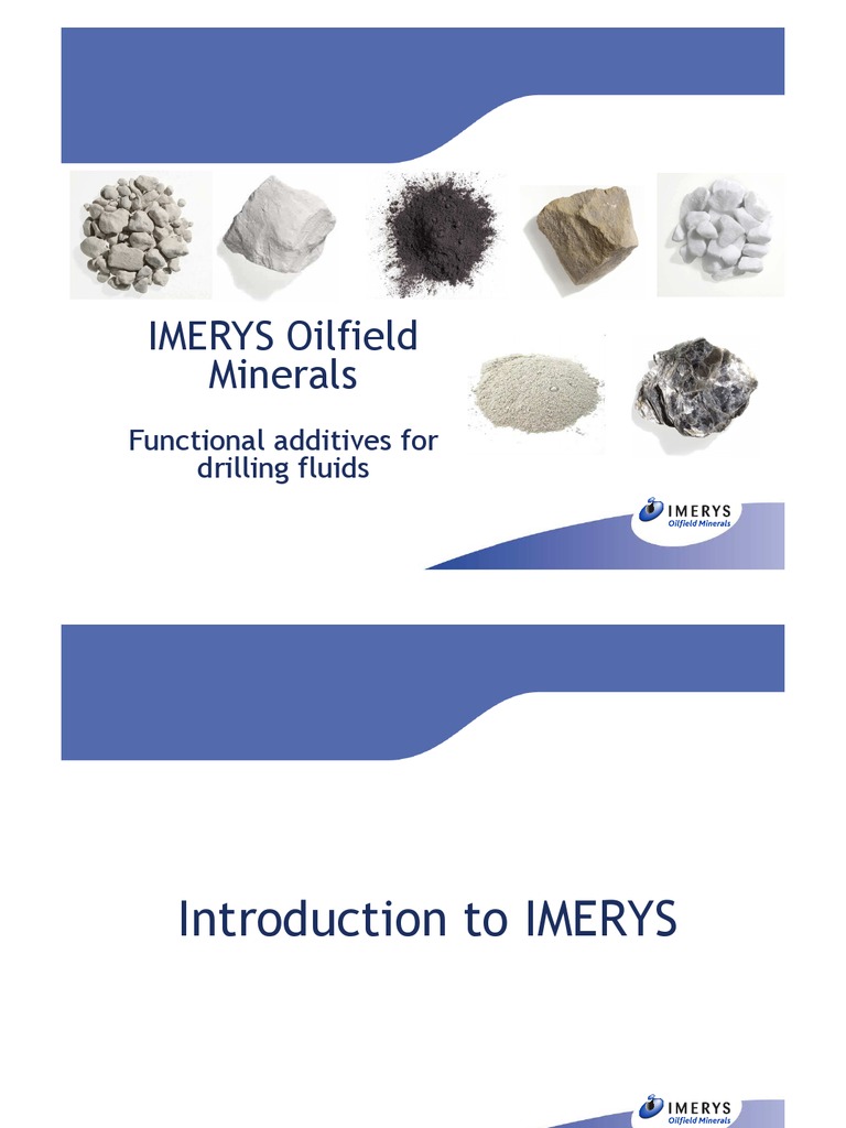 IMERYS Oilfield Minerals Overview | PDF | Graphite | Rheology