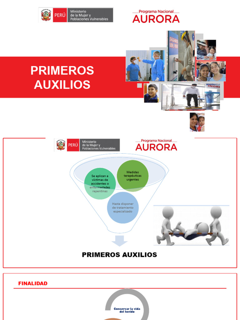 Primeros Auxilios | PDF | Primeros auxilios | Reanimación cardiopulmonar