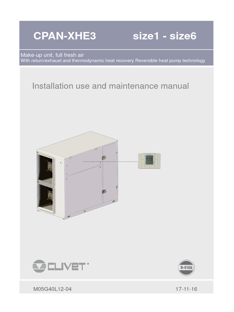 Installatie en Onderhoud Manual CPAN XHE3 | PDF | Chlorine | Water