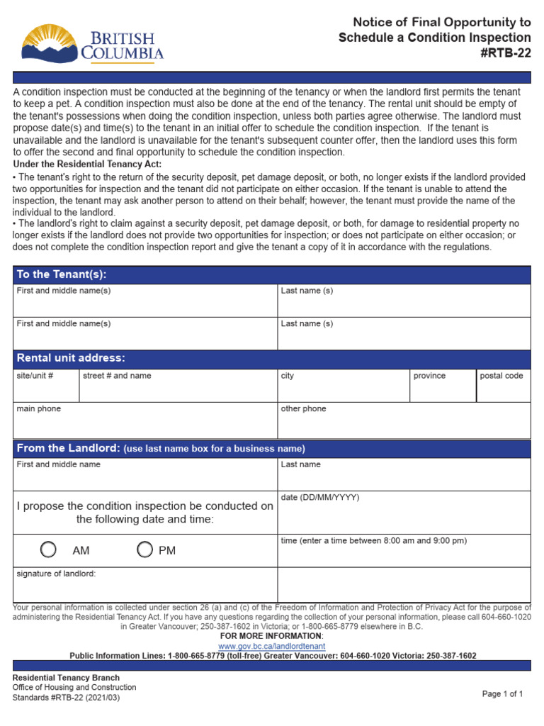 rtb22 | PDF | Leasehold Estate | Landlord