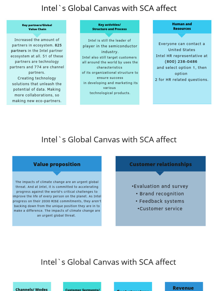 Intel's Global Canvas | PDF | Intel | Sales