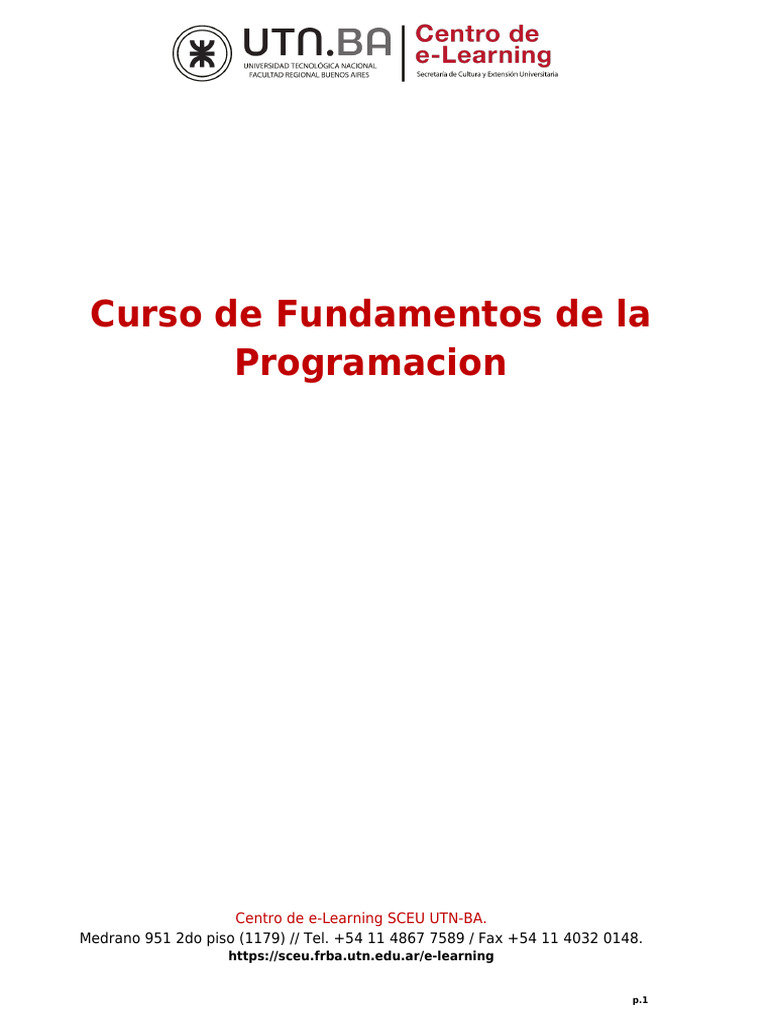 PROGRAMA Curso de Fundamentos de la Programacion_ | PDF | Programación ... PROGRAMA Curso de Fundamentos de la Programacion_ | PDF | Programación ...