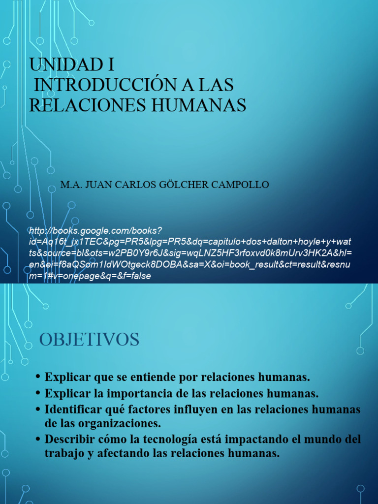 Introduccion A Las Relaciones Humanas | PDF | Business | Sicología