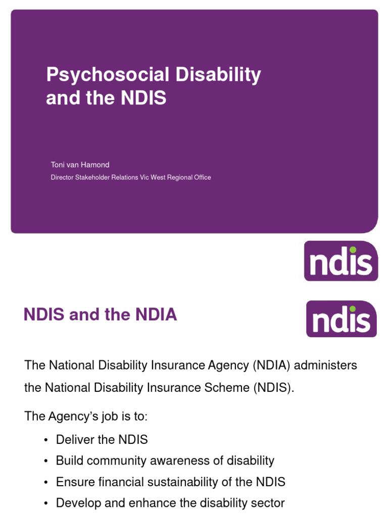 Psychosocial Disability Ndis | PDF | Mental Health | Mental Disorder