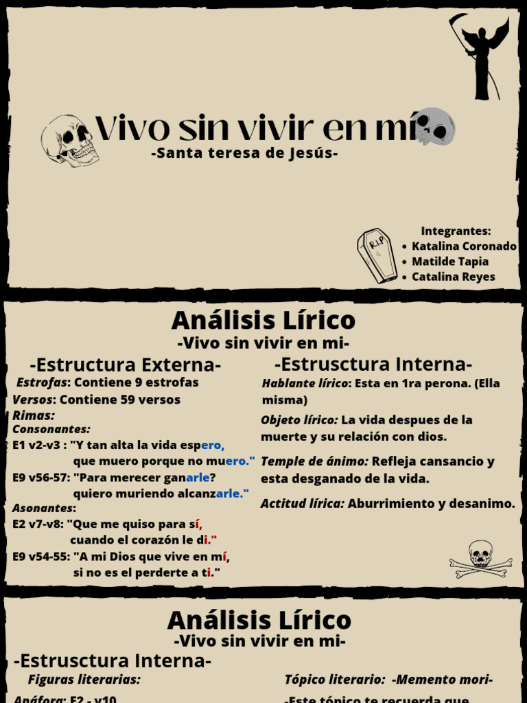 Vivo Sin Vivir en Mi | PDF | Poesía