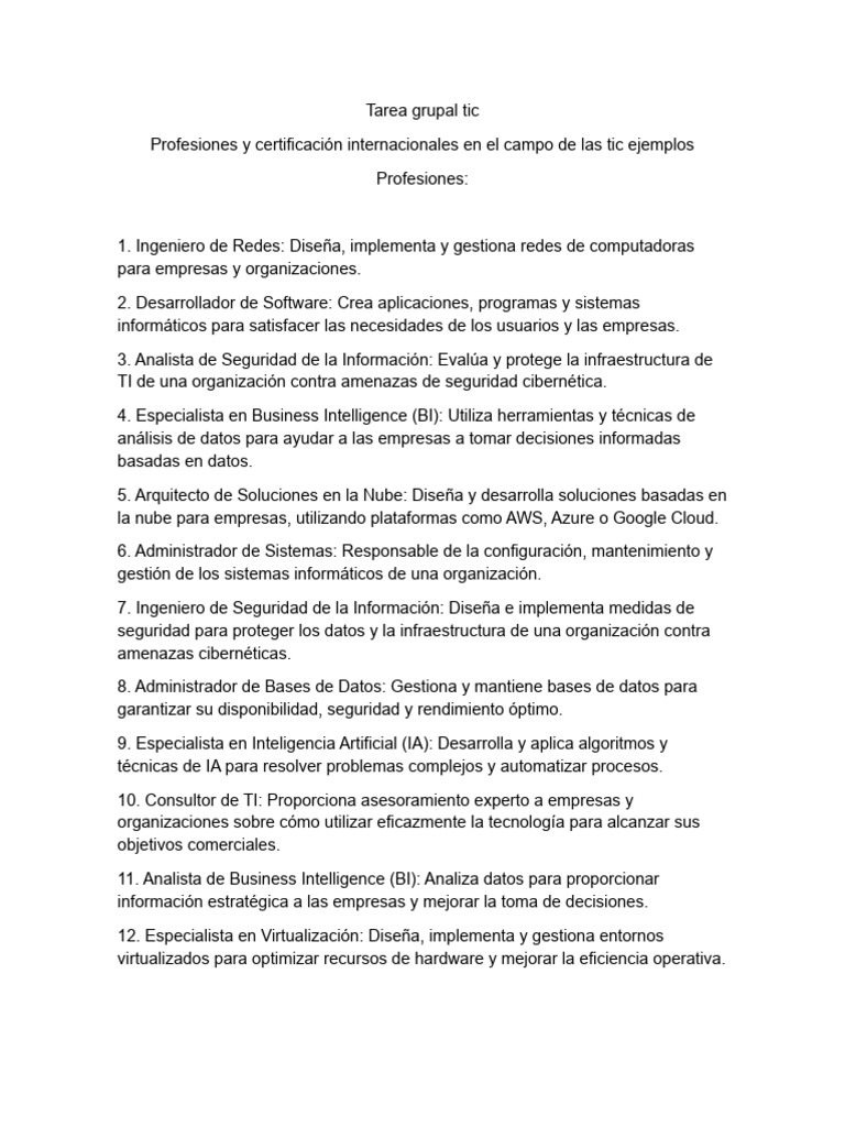 taller grupo tic Ejemplos | PDF | Computación en la nube | La seguridad informática