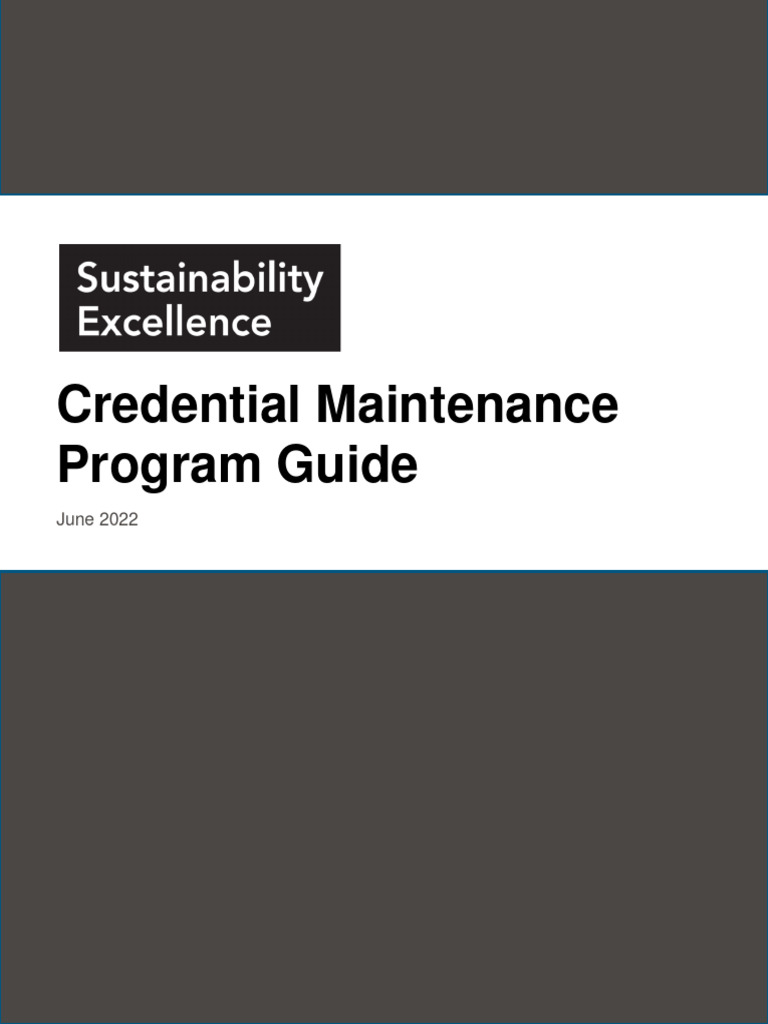 SE Sustainability Excellence CMP Guide 6.24.22 | PDF | Green Building | Sustainable Business