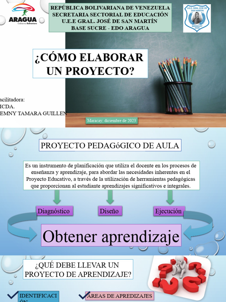 Como Elaborar Un Proyecto | PDF | Enseñando | Aprendizaje