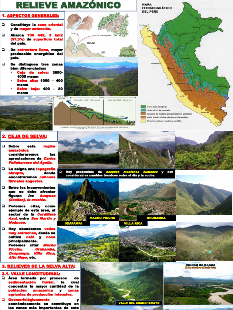 15 - Relieve Amazonico | PDF | río Amazonas | Valle