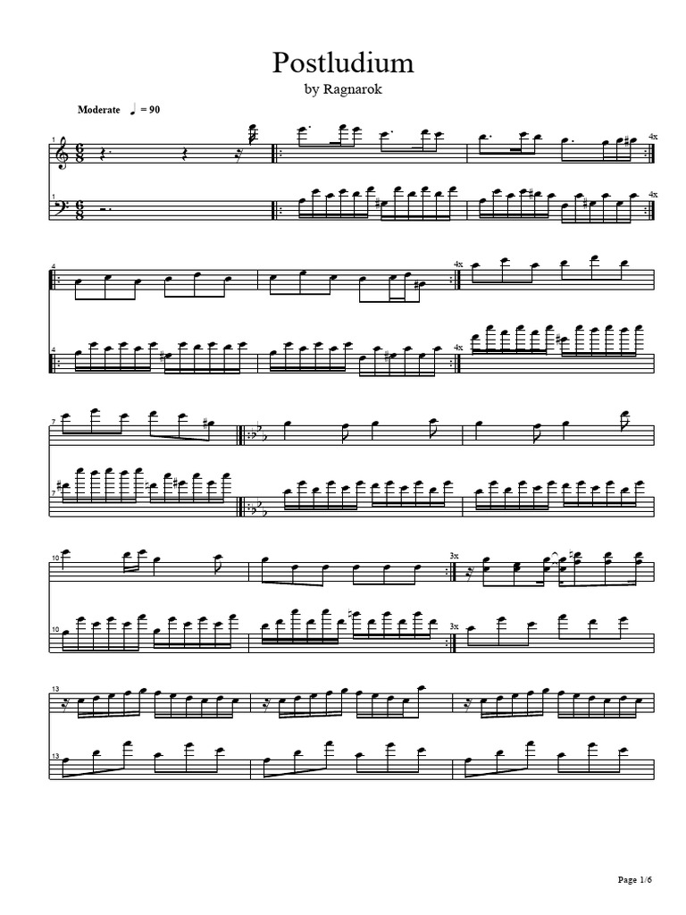 Ragnarok - Postludium | PDF