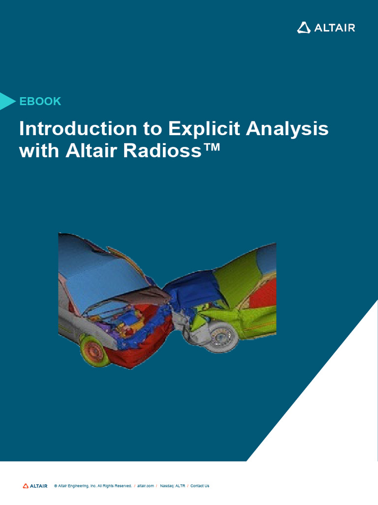 eBook-Explicit Analysis RADIOSS 230824 125223 | PDF | Composite Material | Stress (Mechanics)