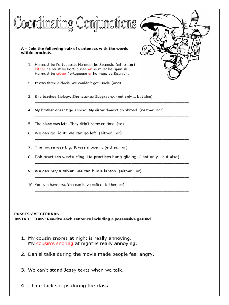 Coordinating Conjunction IV | PDF