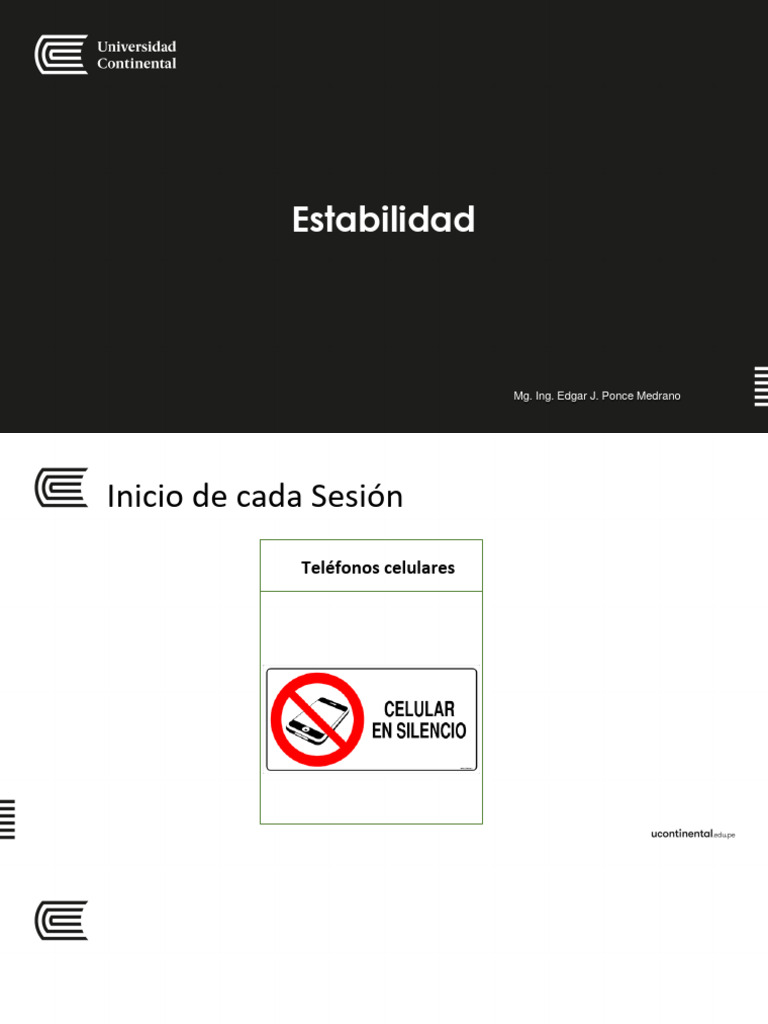 3 - Unidad 3 - Estabilidad y Criterio de Áreas Iguales Estab 2024 00 ...