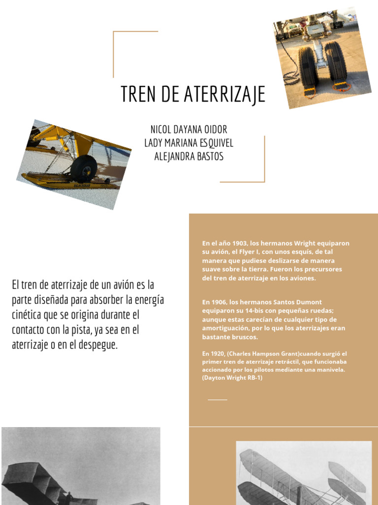 Todo Sobre Tren de Aterrizaje | PDF | Tren de aterrizaje | Avión