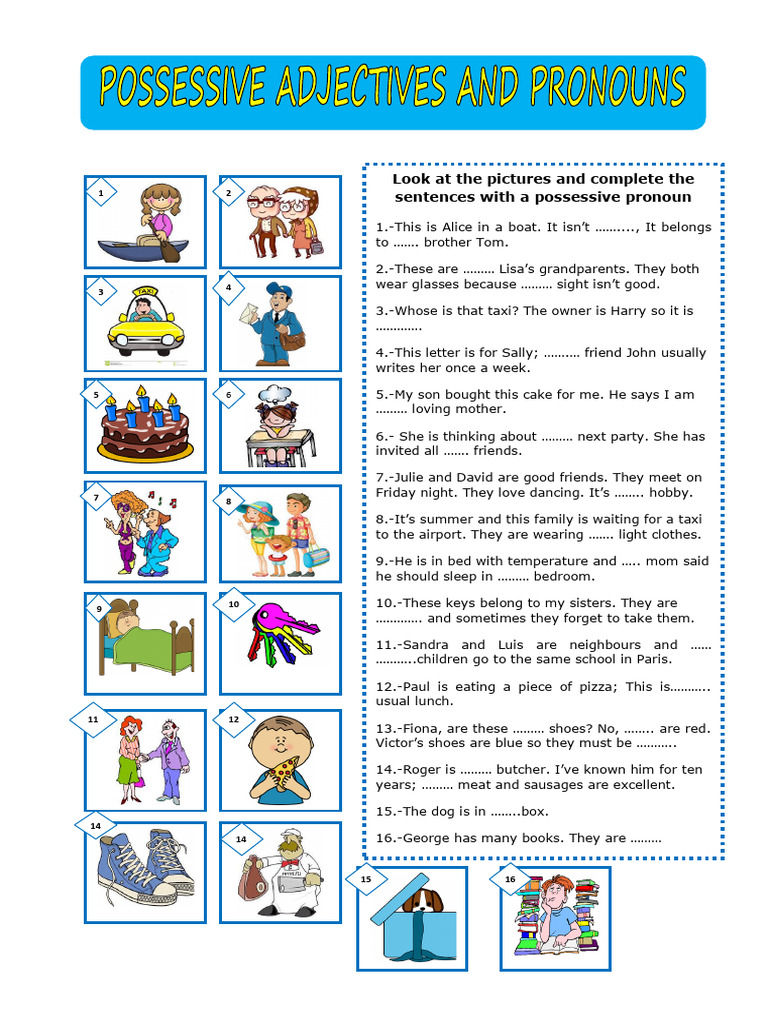 possessive-adjectives-and-pronouns | PDF