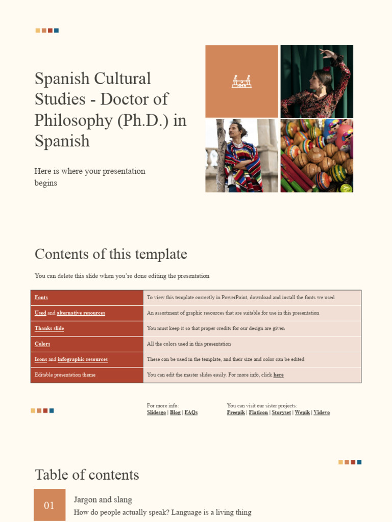 Spanish Cultural Studies - Doctor of Philosophy (PH.D.) in Spanish by ...