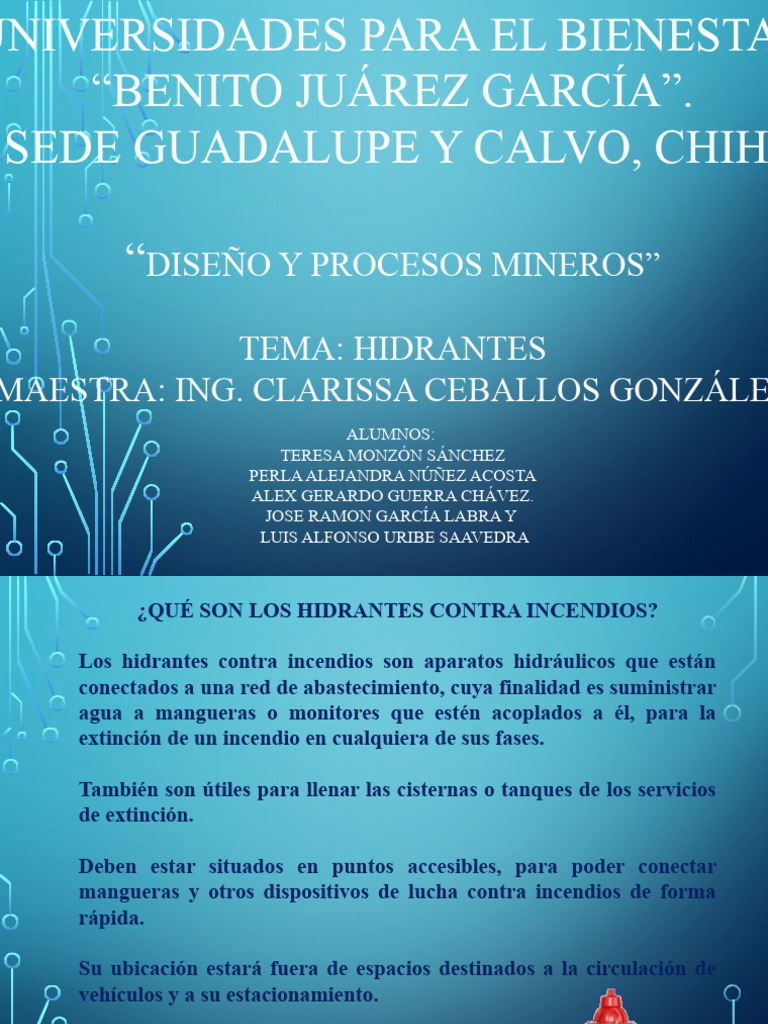 Tipos y Funciones de Hidrantes contra Incendios | PDF