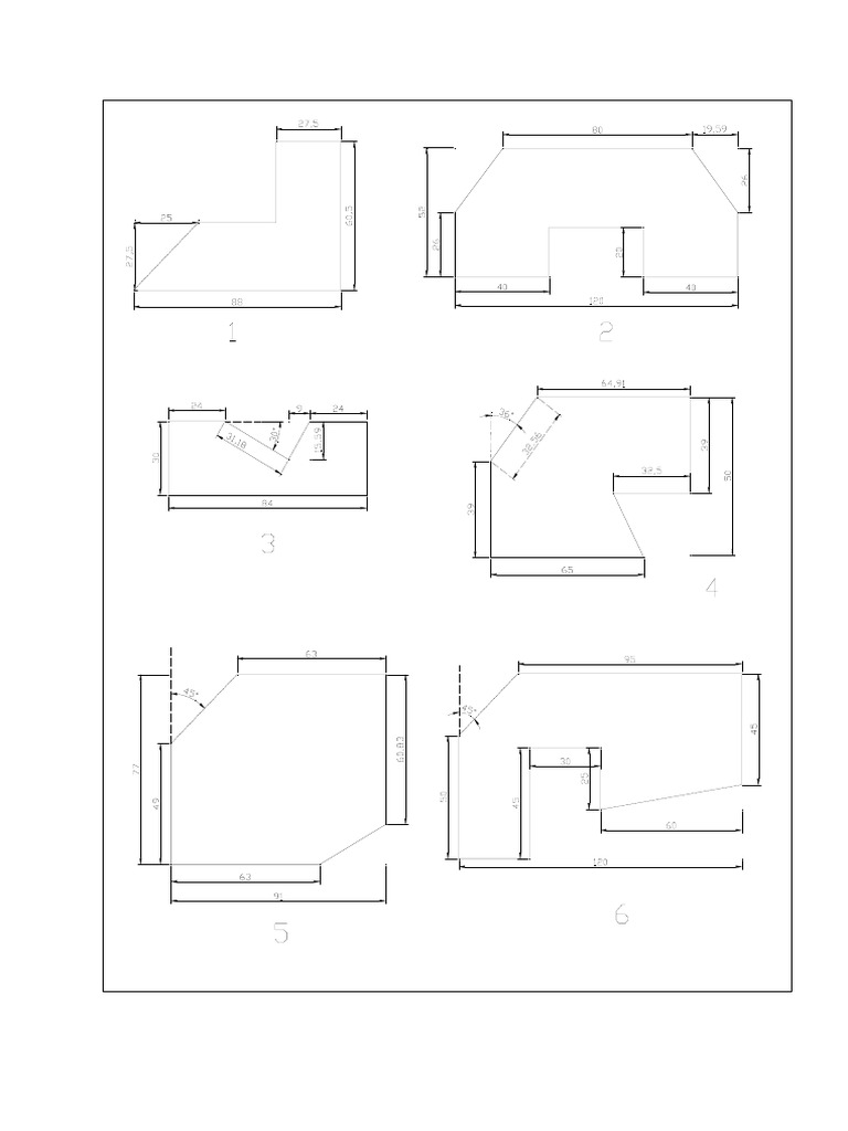 CAD Exercise 011058 | PDF