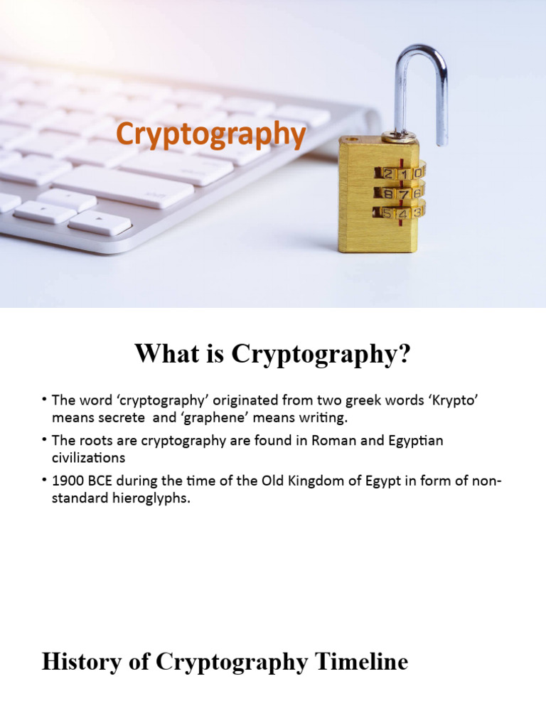 Lecture 09 - Cryptography | PDF | Encryption | Cryptography