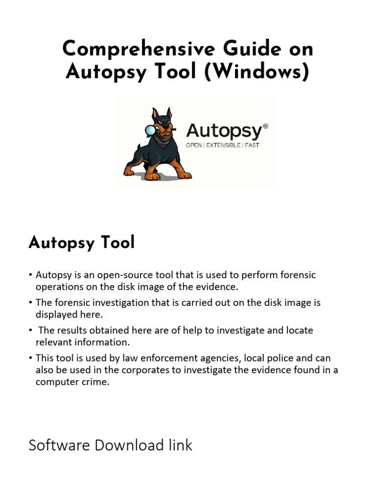 Lecture 13- Comprehensive Guide on Autopsy Tool (Windows) | PDF ... Lecture 13- Comprehensive Guide on Autopsy Tool (Windows) | PDF ...