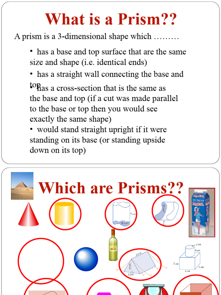Measurement Prisms and Volumes | PDF
