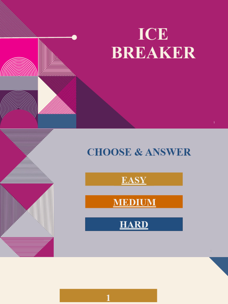 ICE BREAKER | PDF