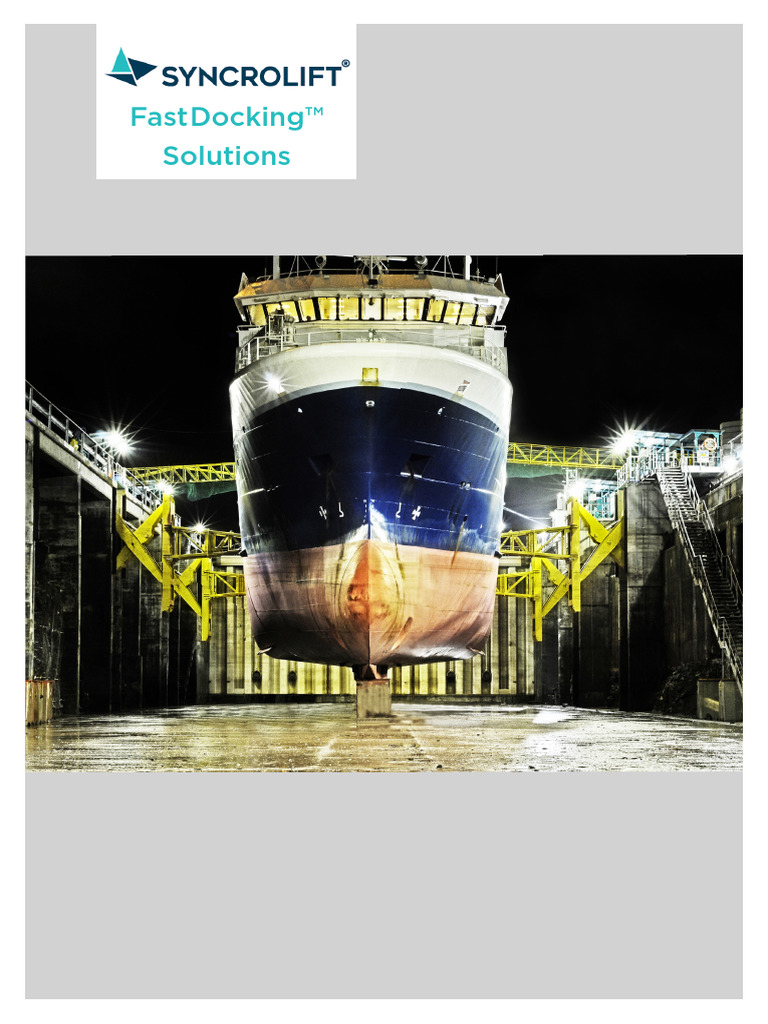 Syncrolift-Fast-Docking-Solutions 3 | PDF | Propeller | Shipbuilding