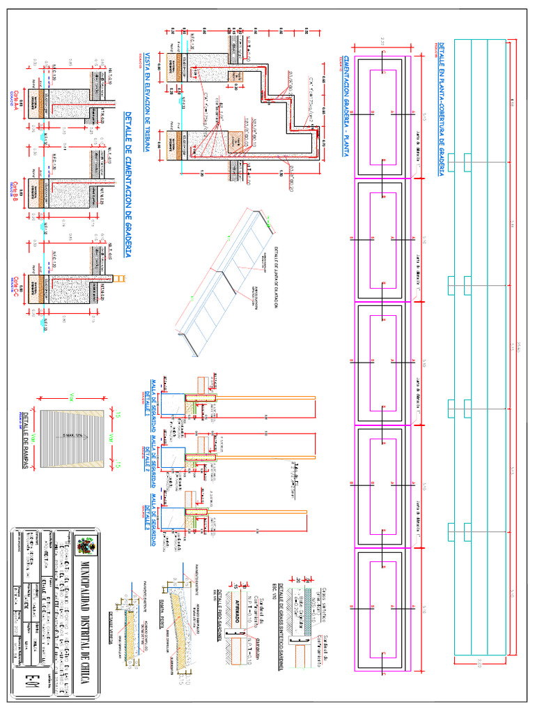 Detalles Proyecto Las Salinas Final E1 Estructura Graderia | PDF