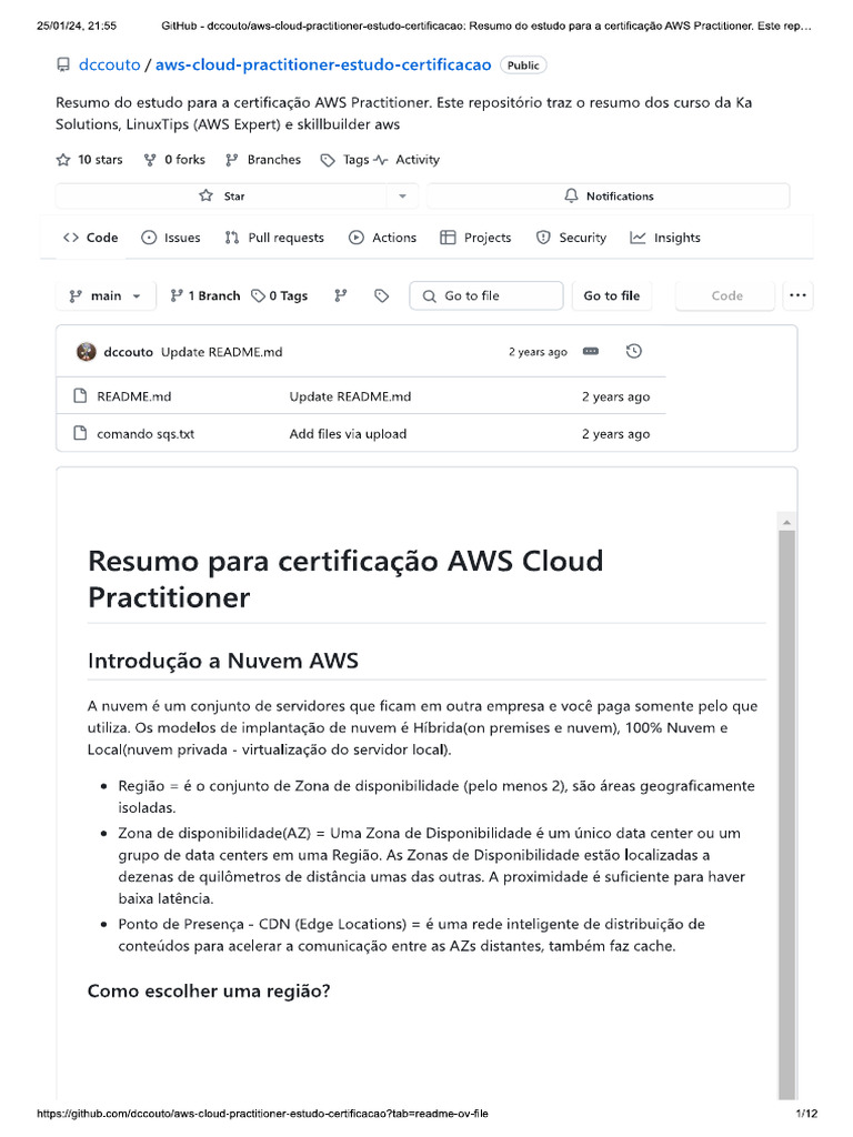 Resumo Github | PDF