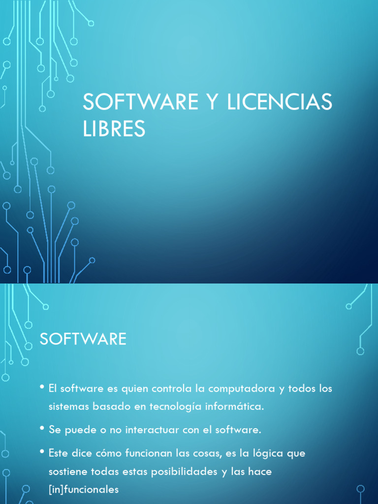 Software y Licencias Libres | PDF | Software libre | Software