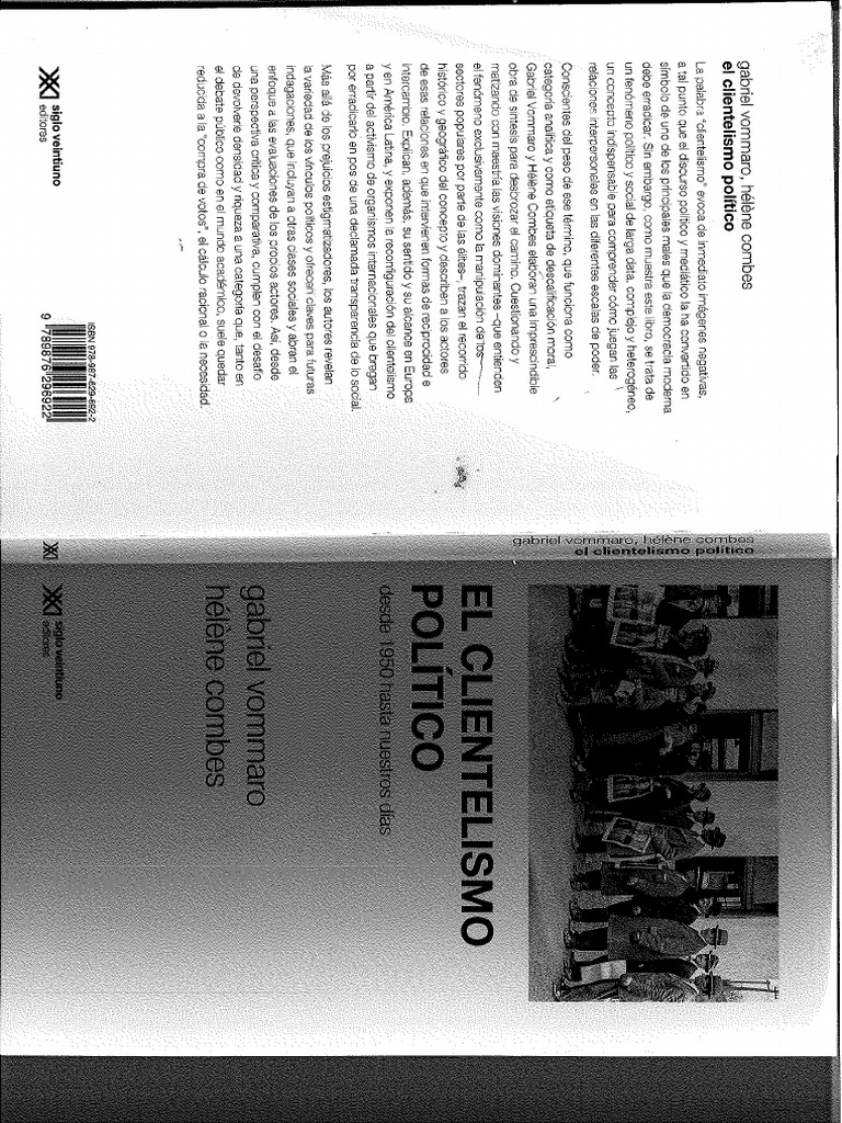 Clientelismo Politico Desde 1950 Hasta N | PDF