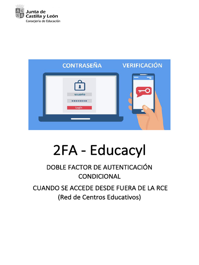 Guía de Doble Autenticación en Educacyl | PDF | Software de la ...