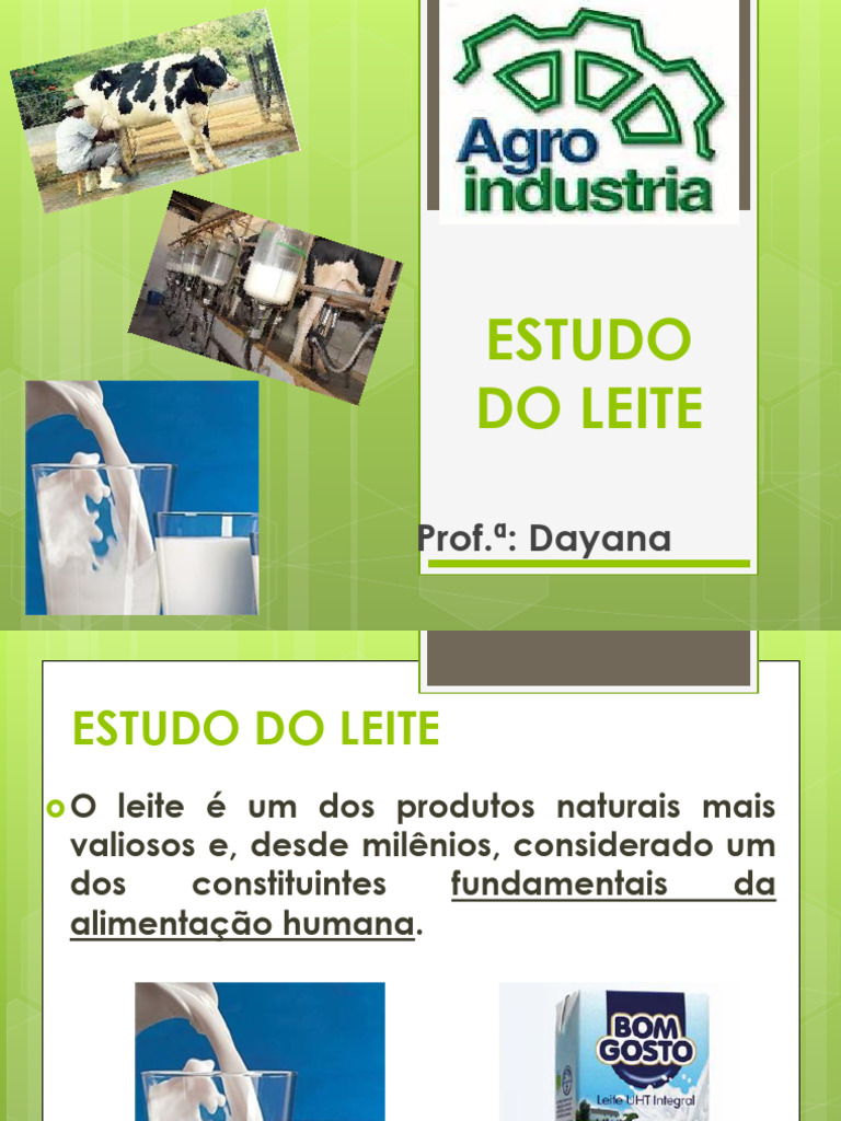 Aula 9 - Estudo Do Leite | PDF | Leite