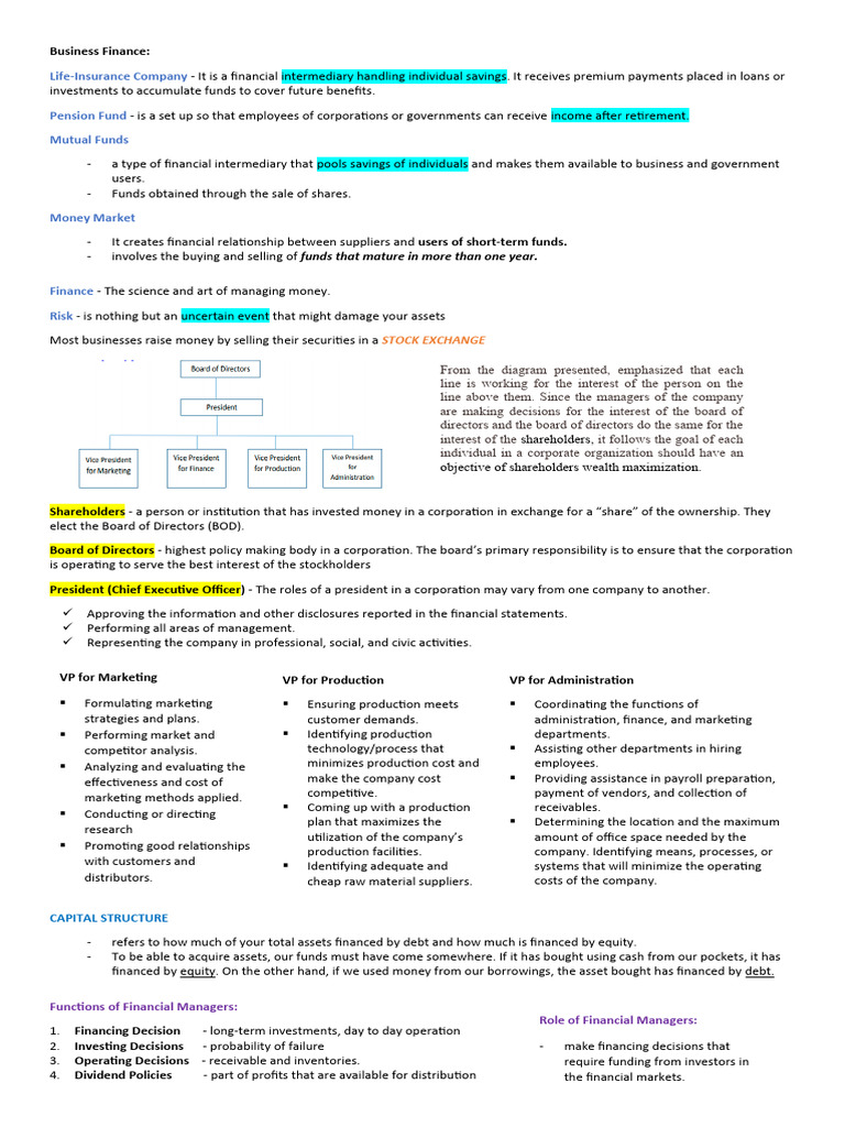ABM Notes | PDF | Stocks | Equity (Finance)
