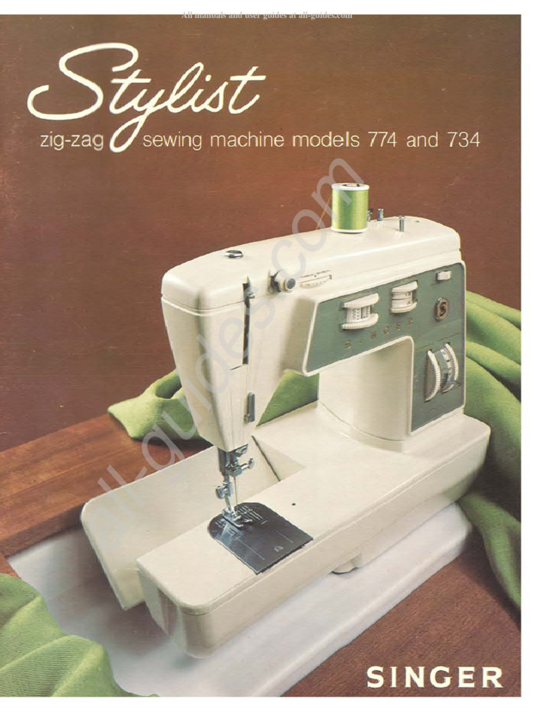 Singer 774 Sewing Machine Manuals | PDF