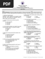 Quarter 3-Module 4 - English 6 | PDF | Question | Sentence (Linguistics)