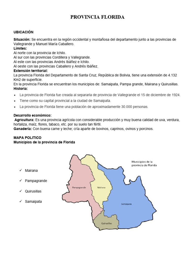 Provincia Florida | PDF