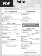 QDOBA Menu with Prices and Nutrition | PDF | Burrito | Taco