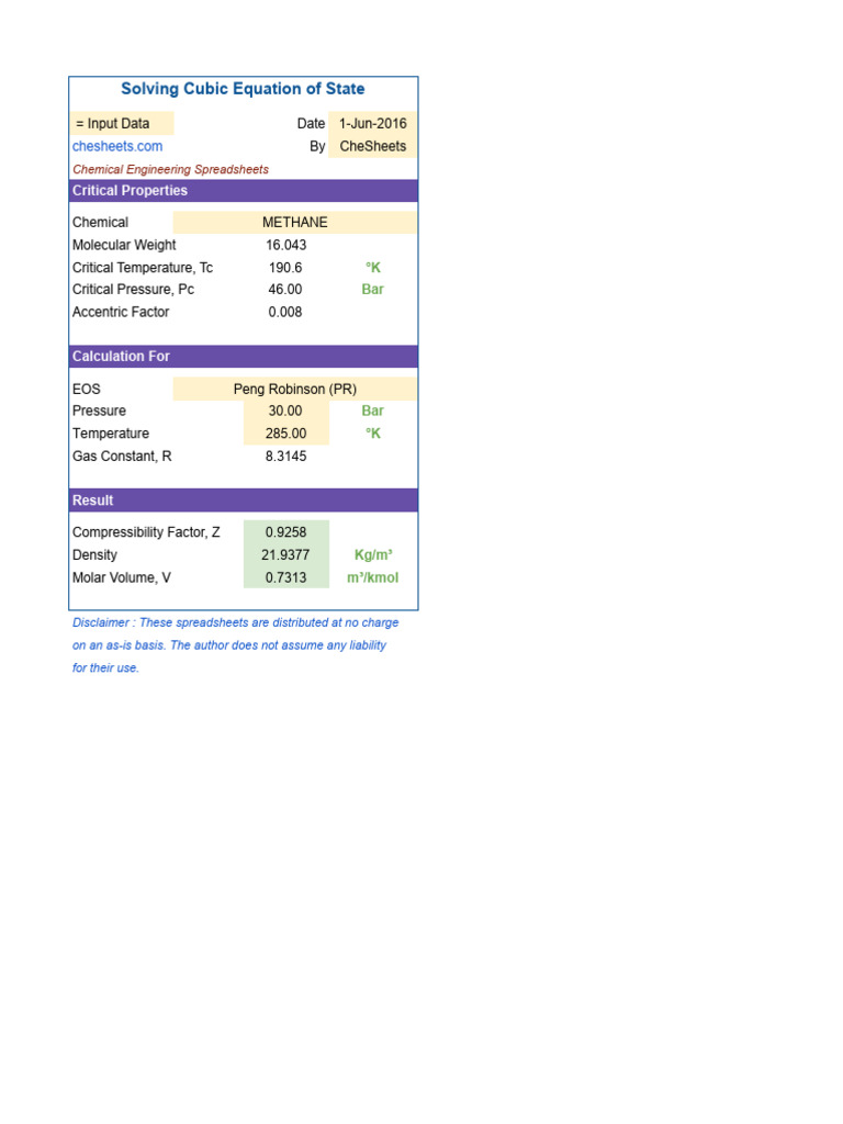 Solving Cubic Equation of State | PDF | Pressure | Continuum Mechanics