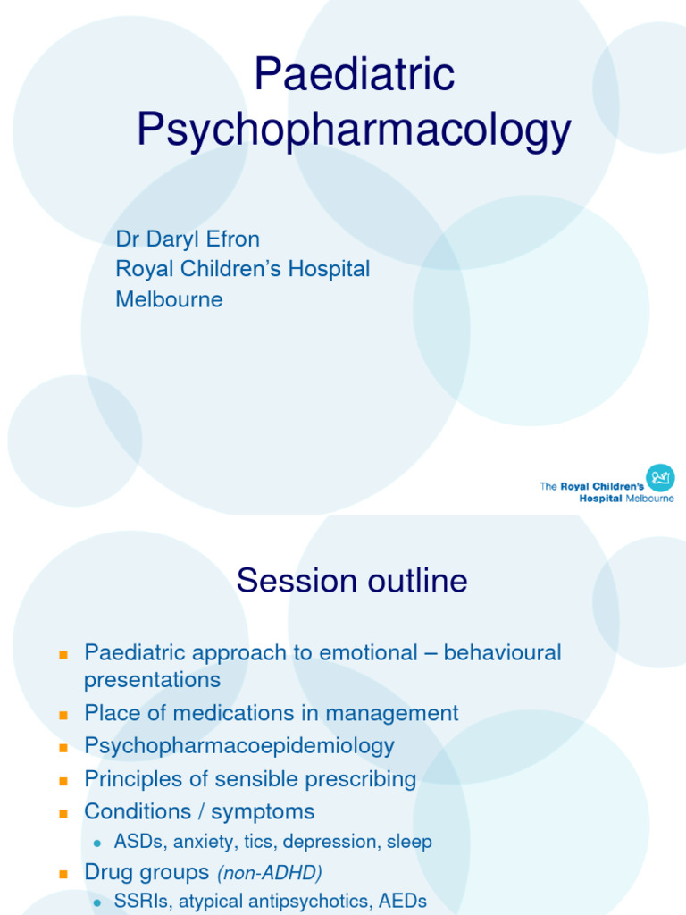 Community Paeds, Psychpharm non-ADHD-DEfron | Download Free PDF ...