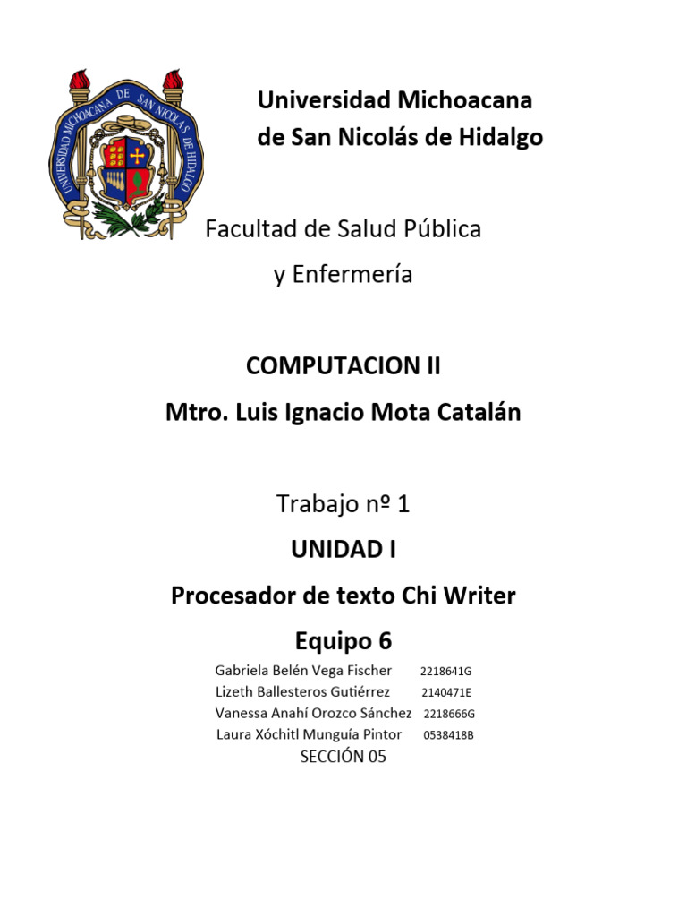 CHIWRITER | PDF | Procesador de textos | Informática