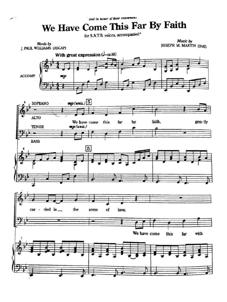 We Have Come This Far by Faith | PDF