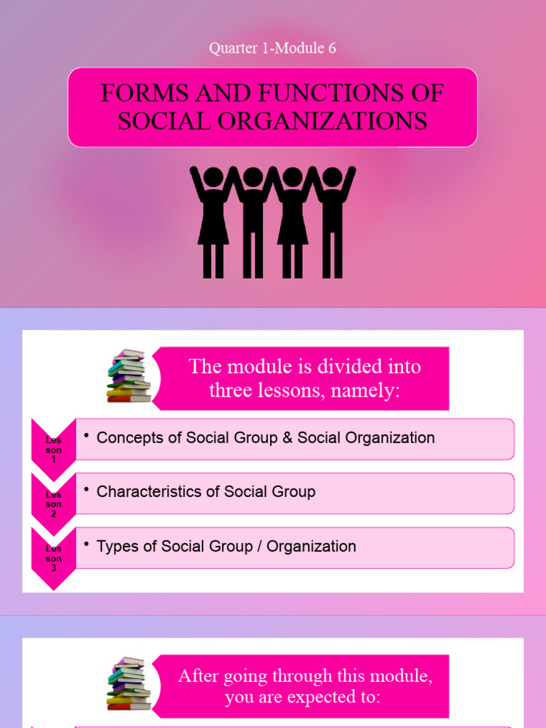UCSP Forms Function of Social Organization | PDF | Social Group ...