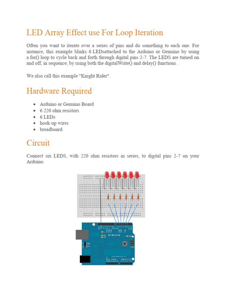 2 - 1 - Led Array Effect | PDF