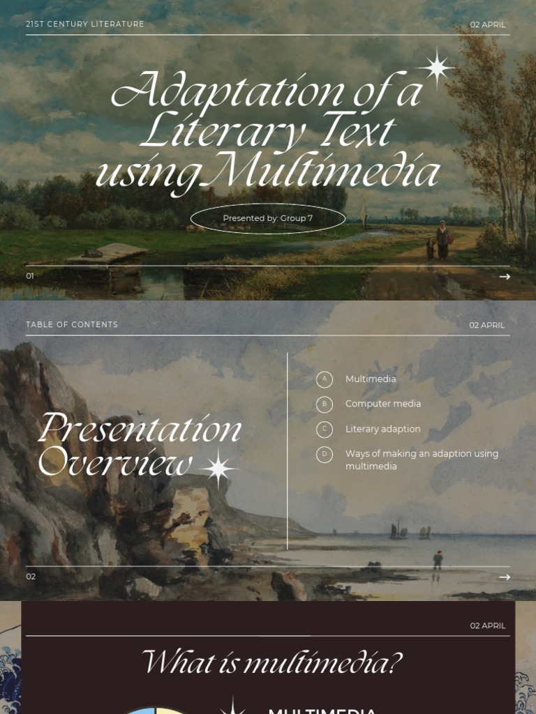 Multimedia Literary Adaptation Guide | PDF | Multimedia | Computer Data Storage