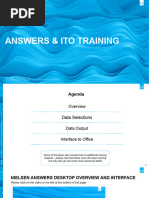 Nielsen Answers Desktop Training Guide | PDF | Microsoft Excel | Databases