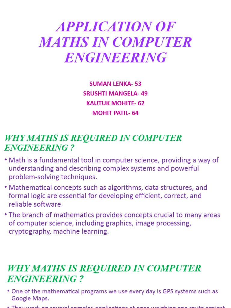 Maths 3 PPT (Suman) | PDF | Discrete Mathematics | Computer Science Maths 3 PPT (Suman) | PDF | Discrete Mathematics | Computer Science
