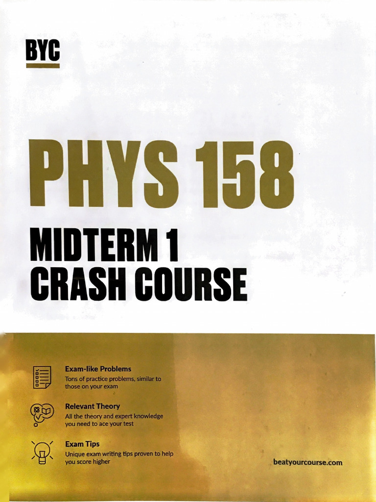 Byc Mt1 Phys 158 Booklet | PDF
