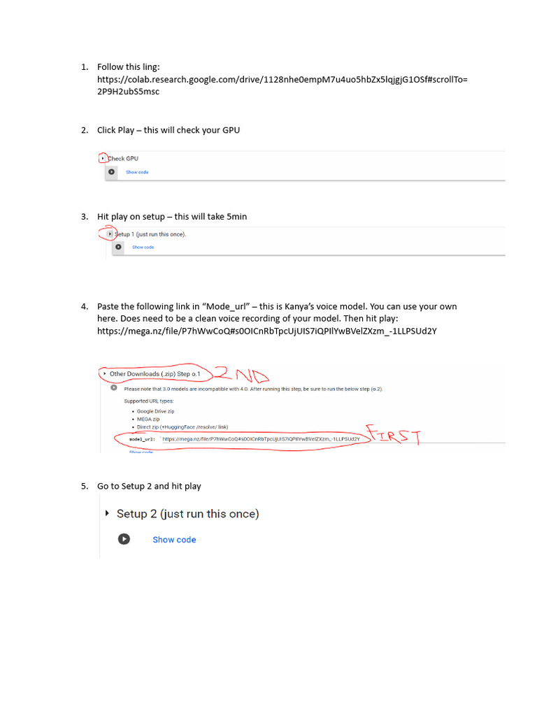 Instructions For Ai Voice Pdf